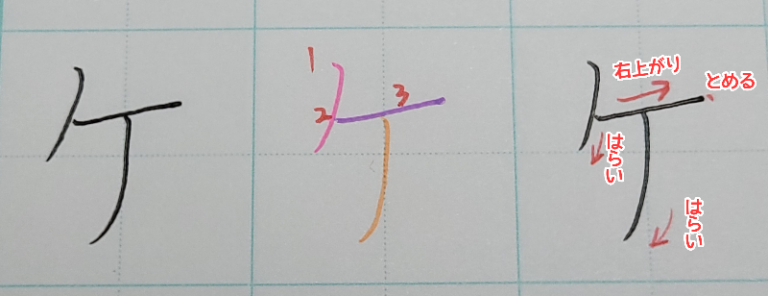 【カタカナのきれいな書き方】書き順、お手本を解説！【片仮名の美文字】 | 美文字部